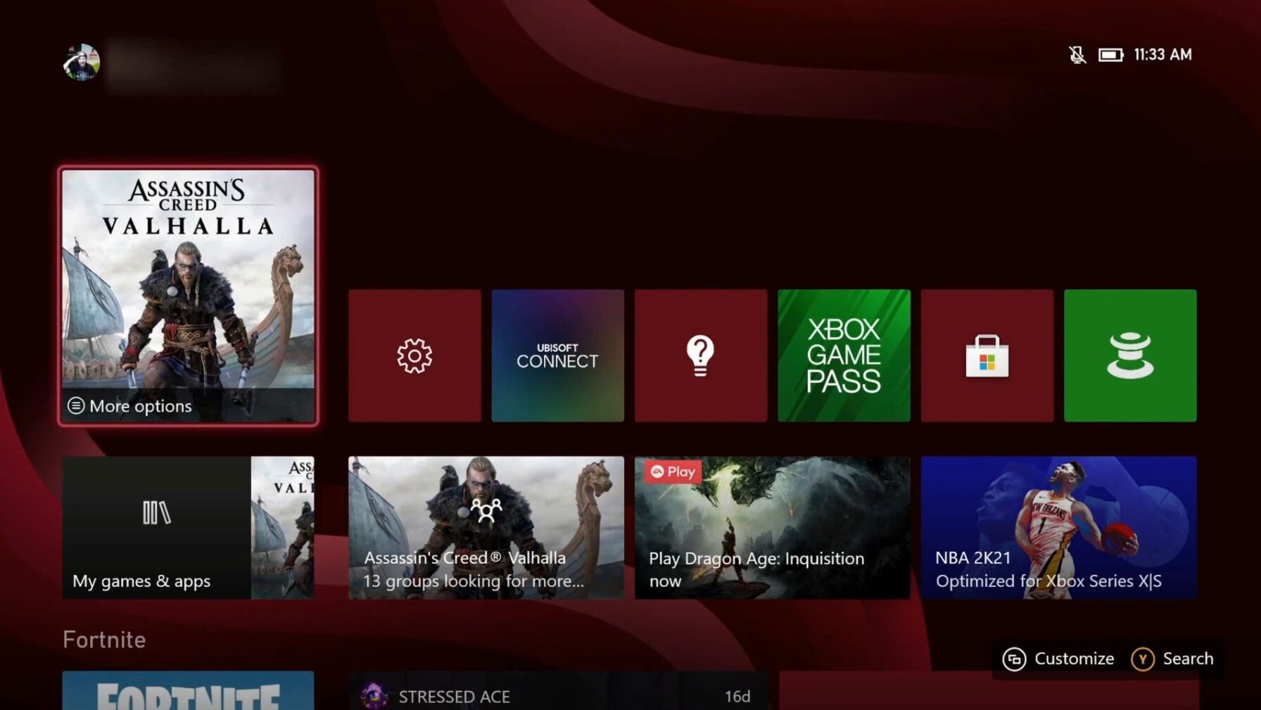 Microsoft está ultimando un rediseño del menú de Xbox