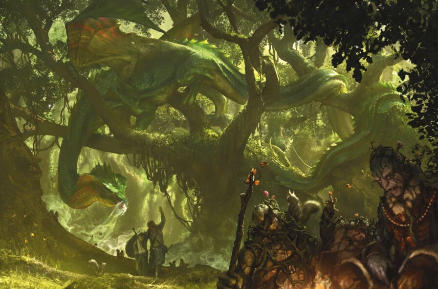 Conozca los dragones verdes de la nueva era de Dungeons & Dragons