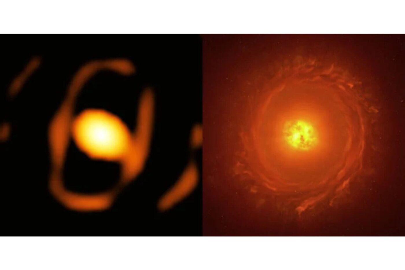Primera imagen detallada de una estrella fuera de nuestra galaxia ...