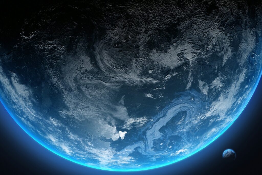 El planeta azul tan bello como letal descubierto por astrónomos