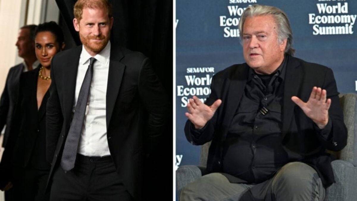 El príncipe Harry y Steve Bannon unen fuerzas contra el desarrollo de ...