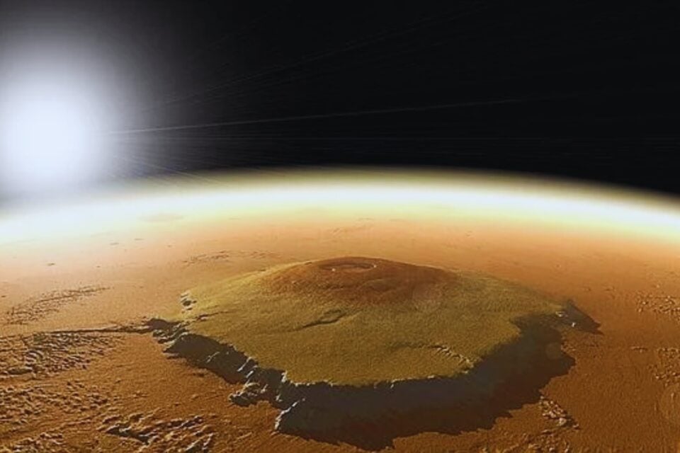 El Monte Olimpo de Marte hace que el Everest parezca una simple colina ...
