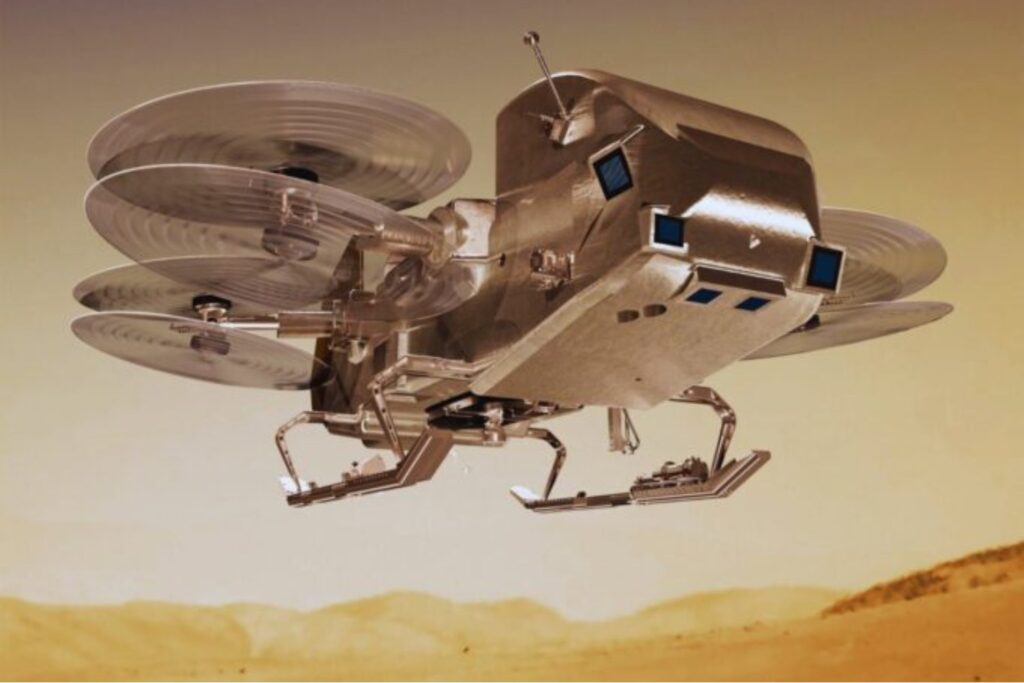La NASA revela el primer dron que explorará otro mundo. Dragonfly ...